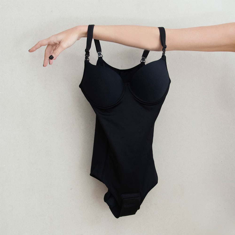 BODY MODELADOR EM MICROFIBRA - liebe