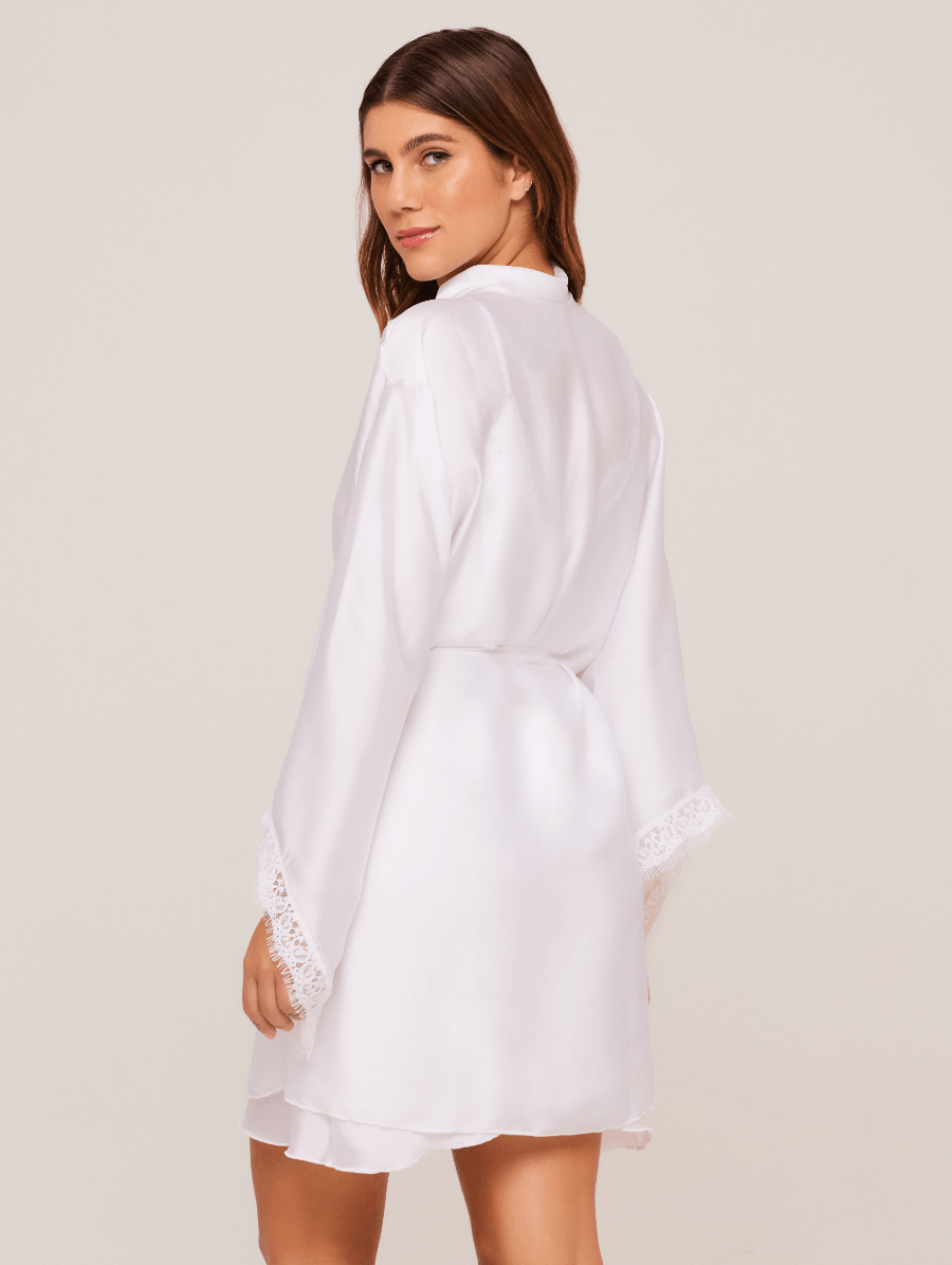 ROBE EM CETIM LOUNGEWEAR - liebe
